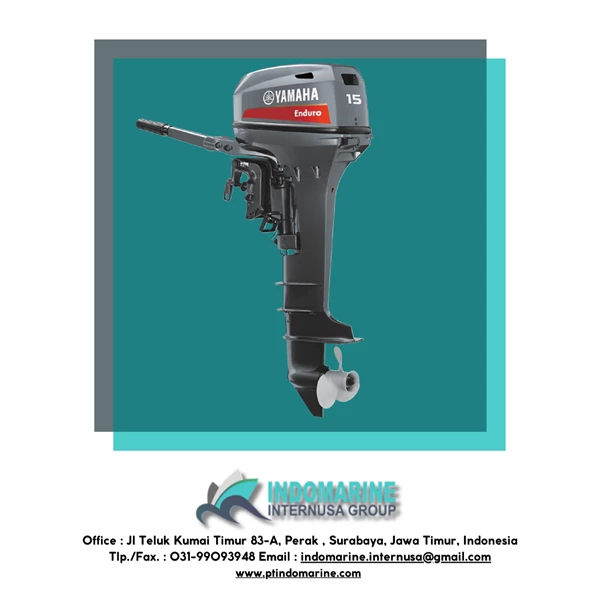 Jual Mesin Tempel Yamaha 15PK - E15DMHS Mesin Kapal Surabaya | Indomarine Internusa Group